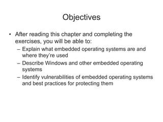 CNIT 123: Ch 9: Embedded Operating Systems: The Hidden Threat | PDF