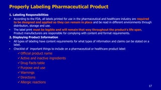 Ch 9. pharmaceutical laws and regulations | PPTX