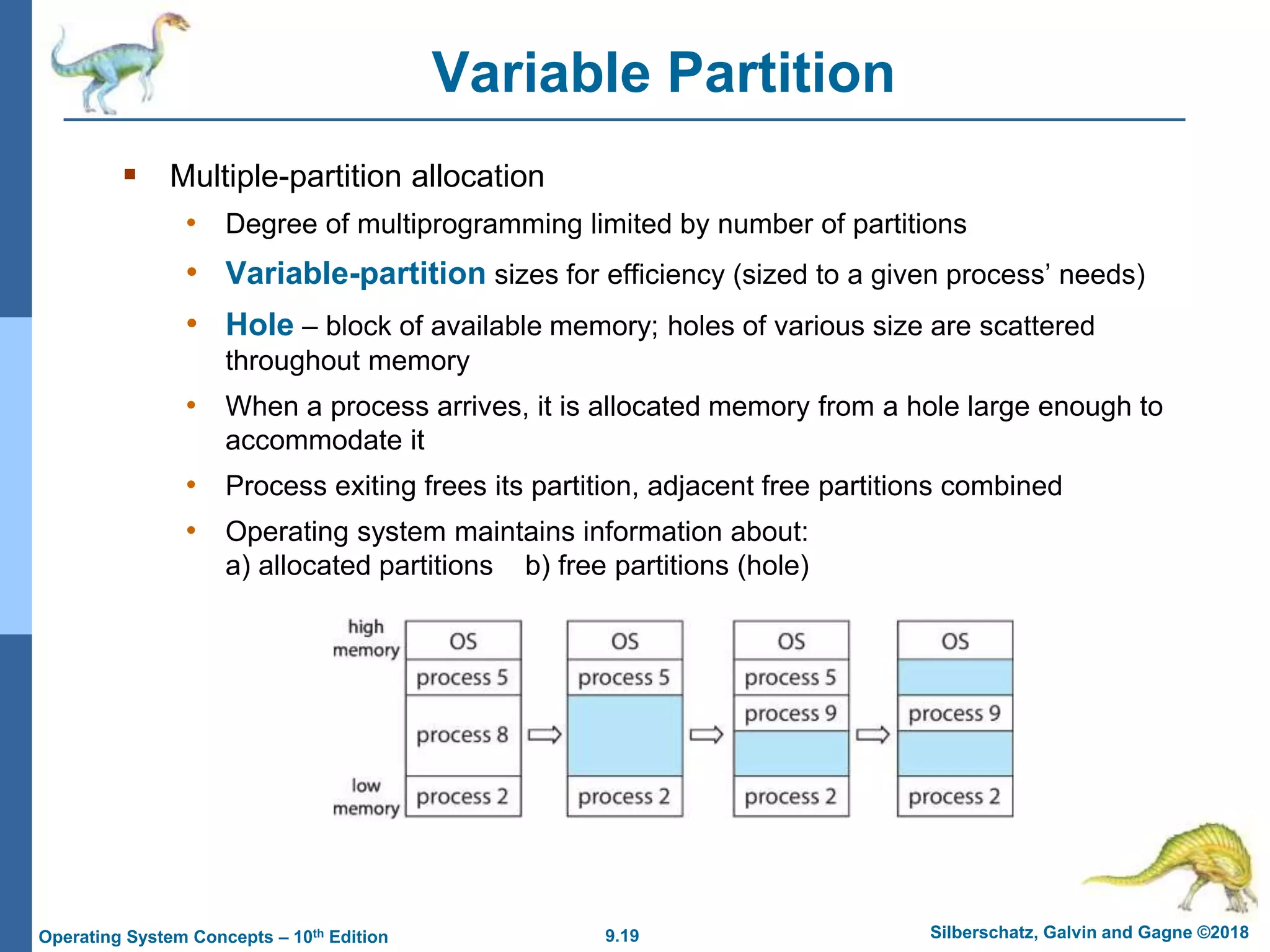 Chapter 9 Operating Systems silberschatz | PPTX