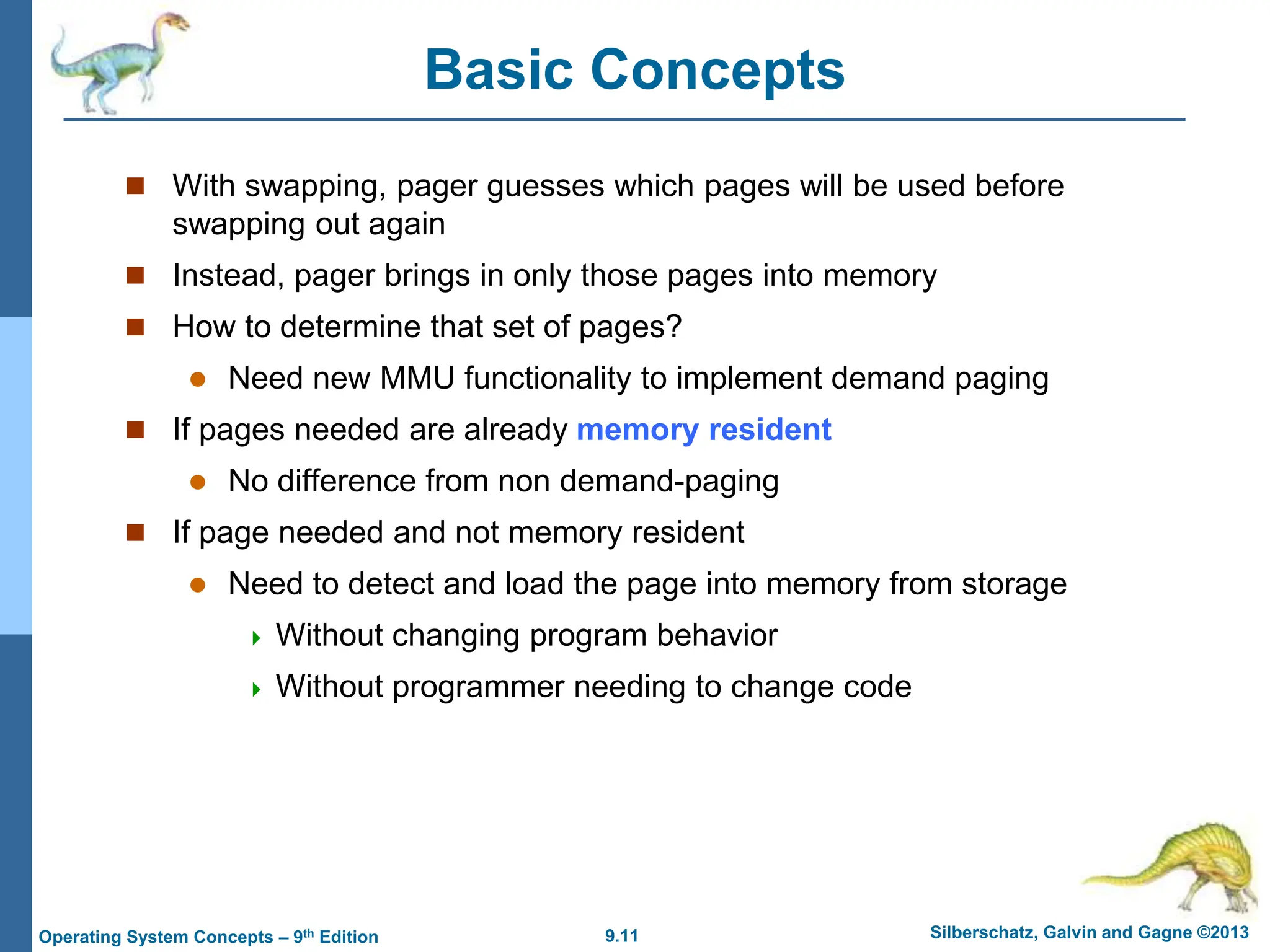 Operating System chapter 9 (Virtual Memory) | PPT