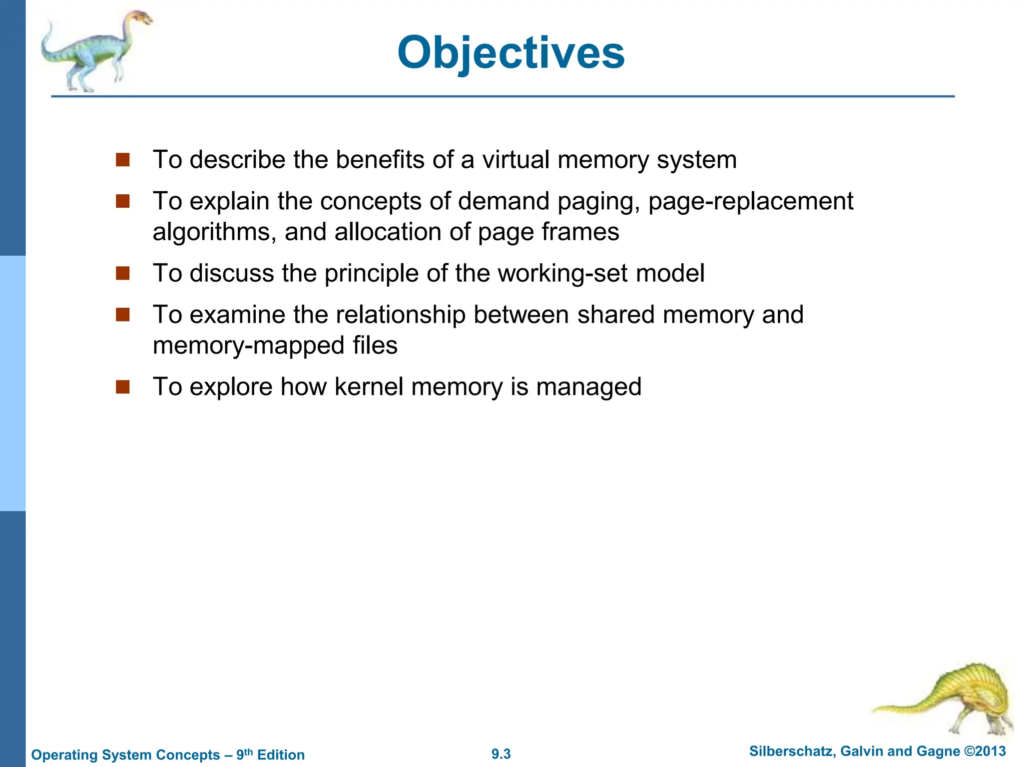 Operating System chapter 9 (Virtual Memory) | PPT