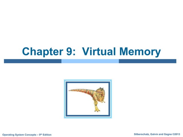 Operating System chapter 9 (Virtual Memory) | PPT
