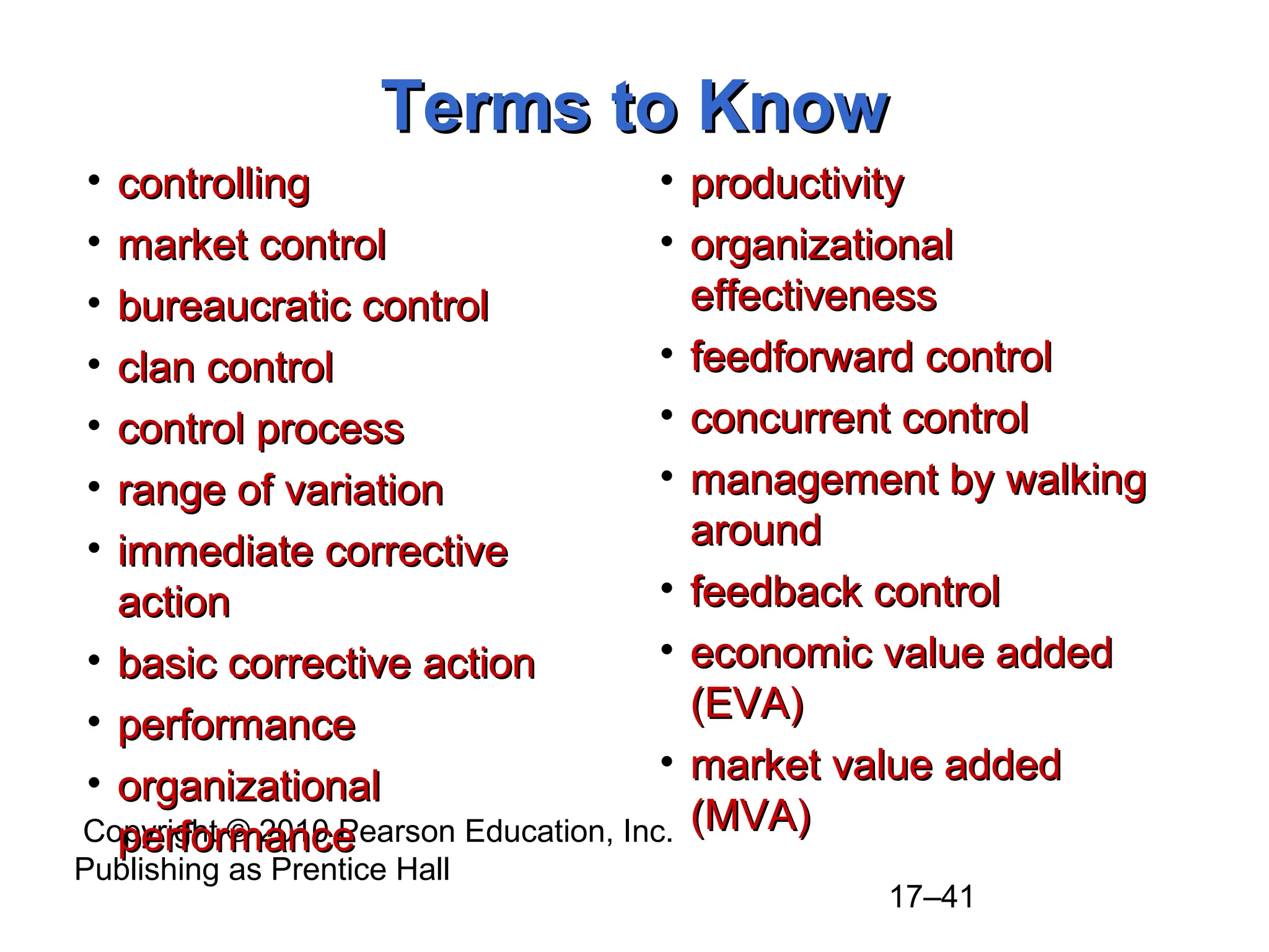 Ch 1-Introduction to Controlling by Stephen Robbins | PDF