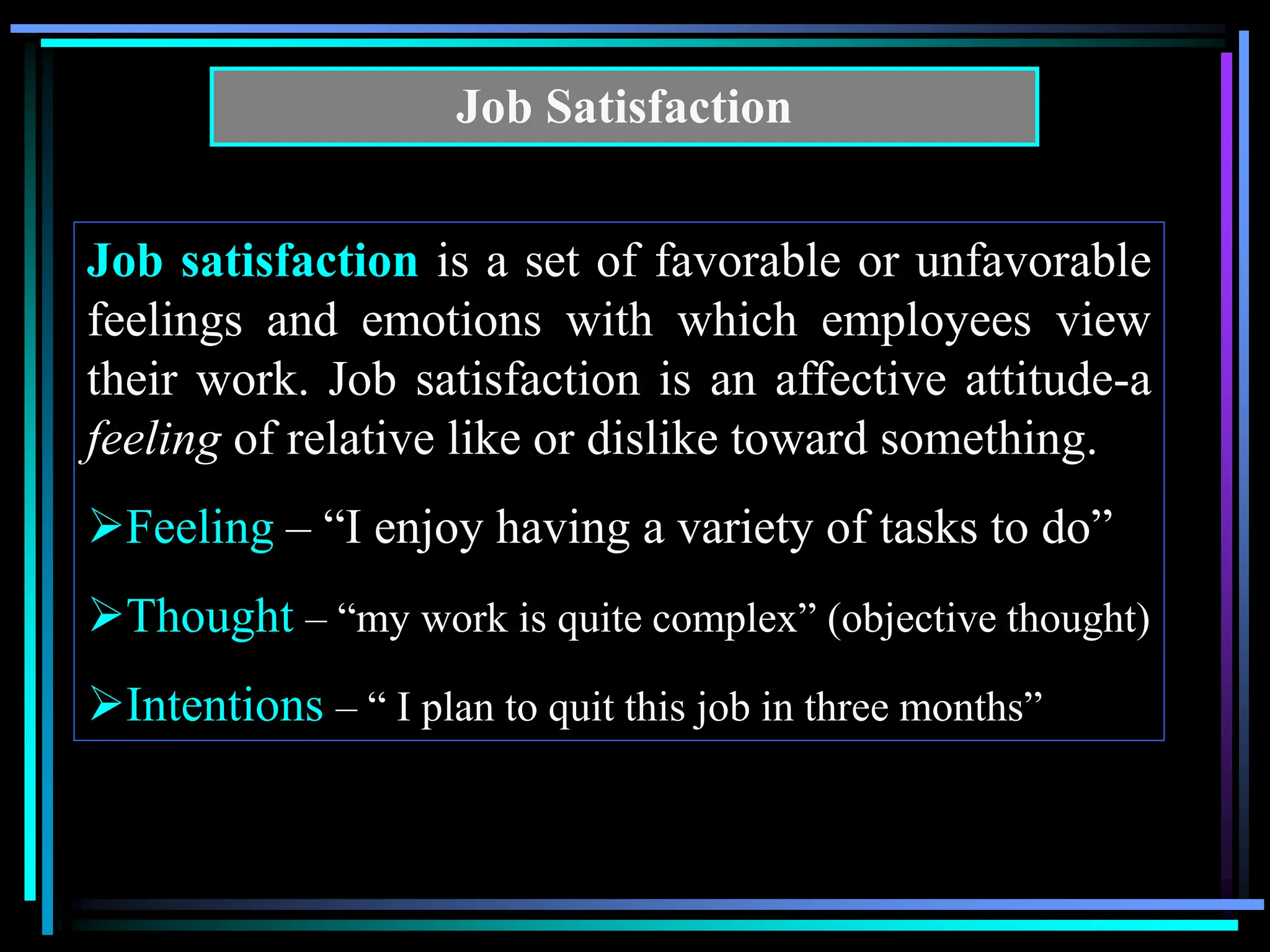 Employee Attitude And Their EffectsCh 9.ppt