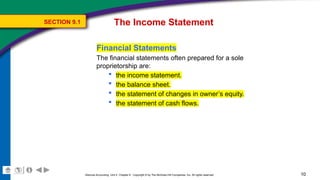 ch9.1-the Income statement- revenues and expenses | PPT