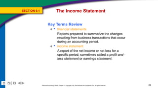 ch9.1-the Income statement- revenues and expenses | PPTX