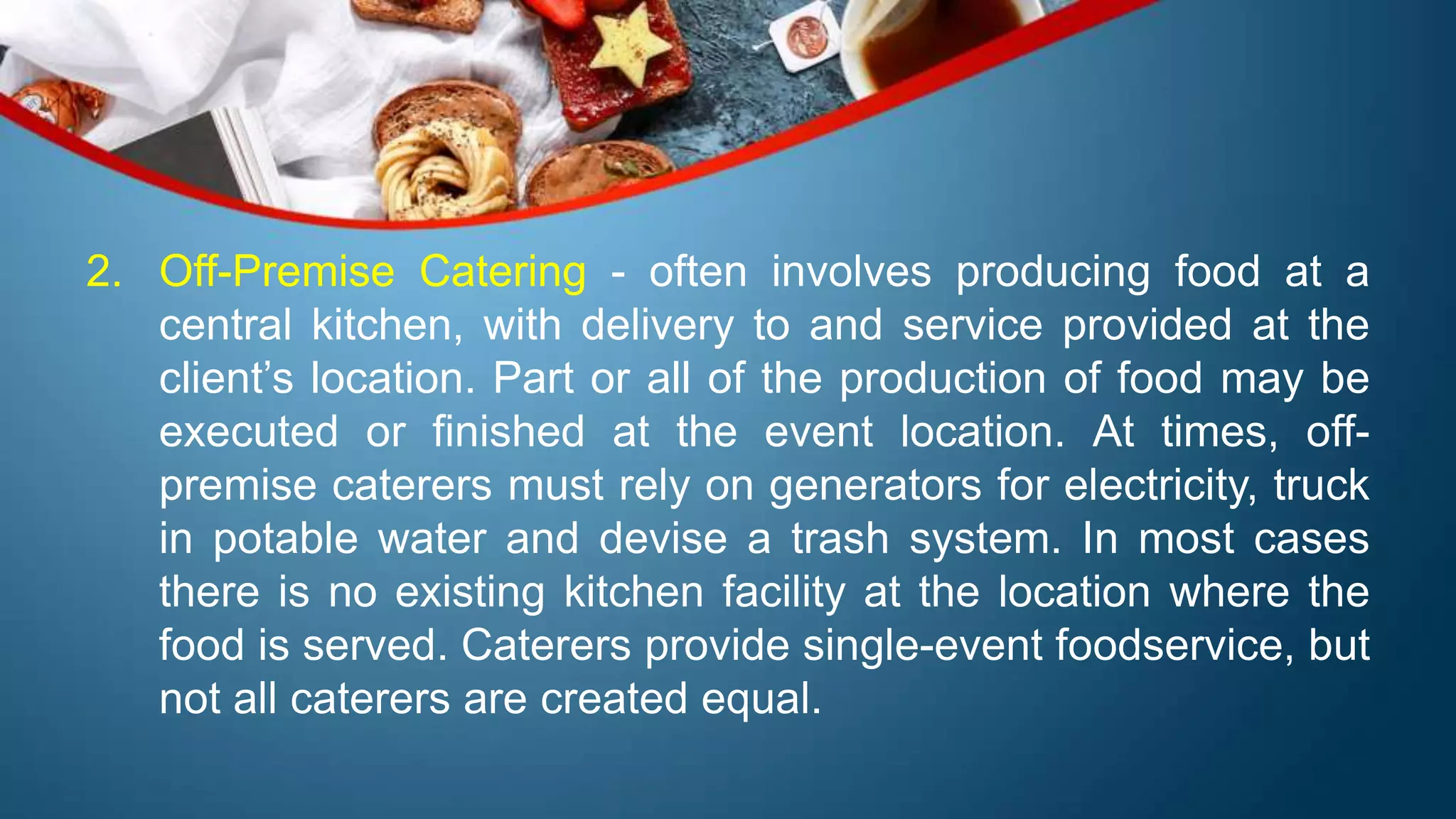 CATERING SERVICE | PPTX