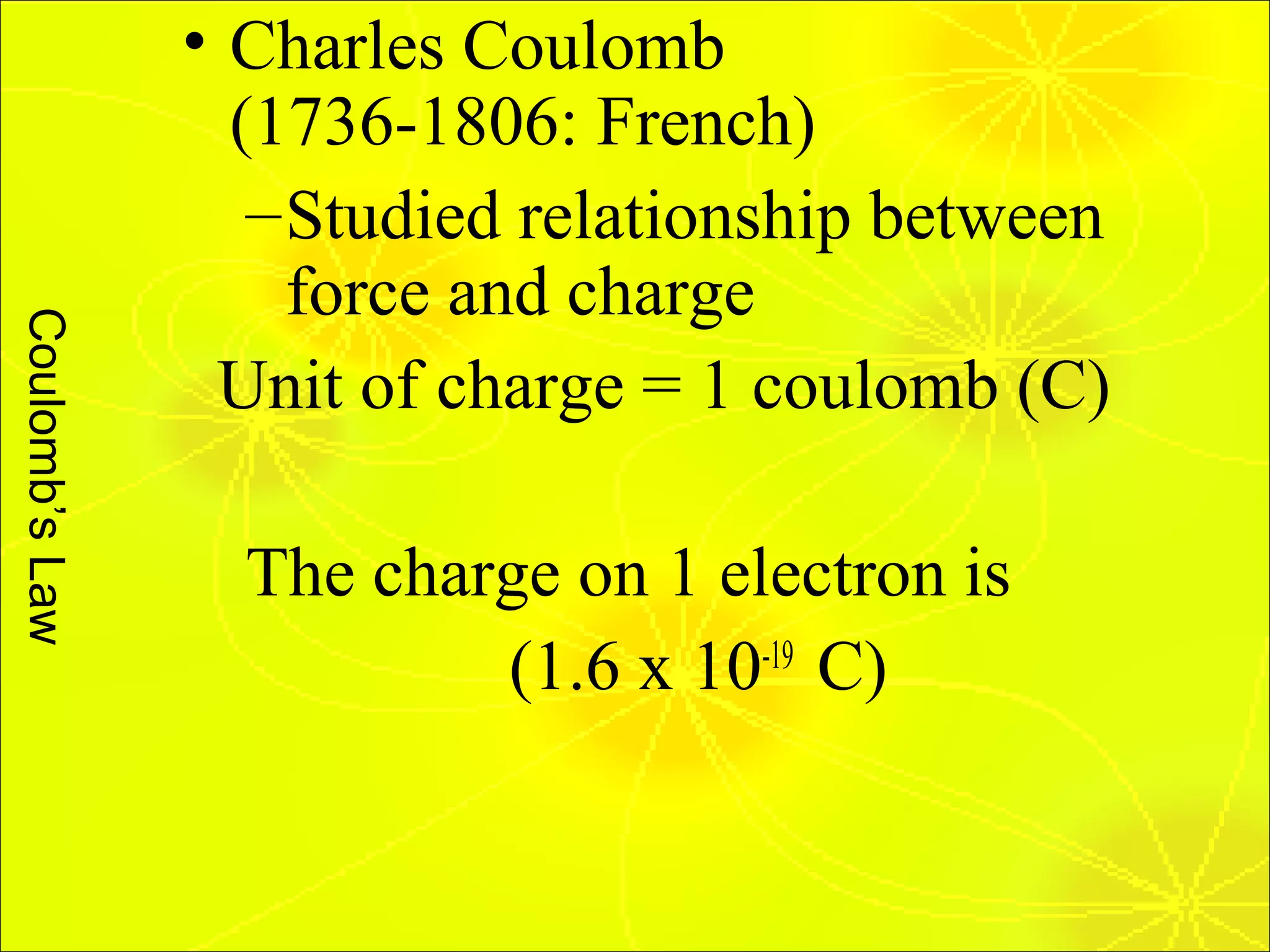 Ch9 - coulomb's law | PPT