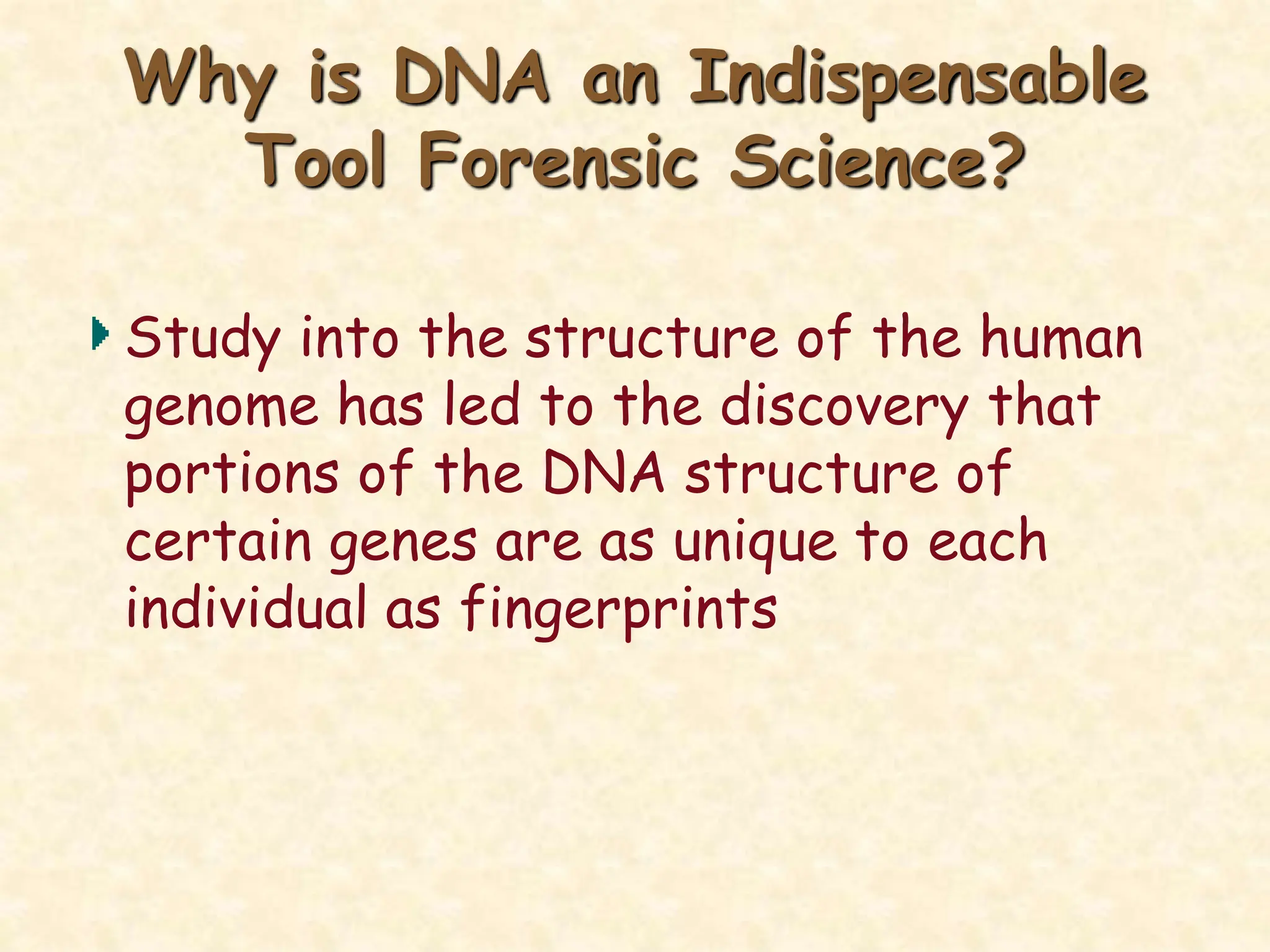 chapter 9 - dna powerpoint for forensics | PPT