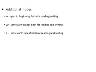 file management in c language | PPTX