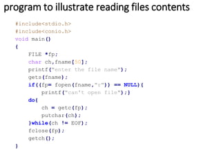 file management in c language | PPTX