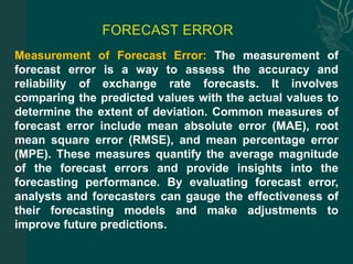 CH 9 - FORECASTING EXCHANGE RATES. .pptx