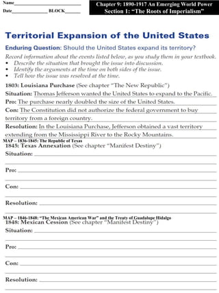 Chapter 9 Learning Guide | PDF