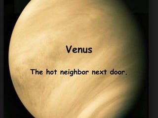 Ch 9 -venus | PPTX