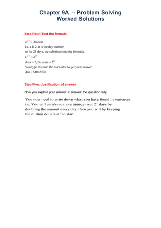 Ch 9 a problem solving worked solutions | DOCX