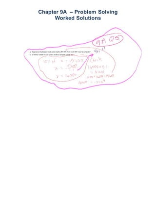 Ch 9 a problem solving worked solutions | DOCX