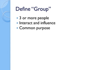 COM 110 Ch 9 Groups | PDF