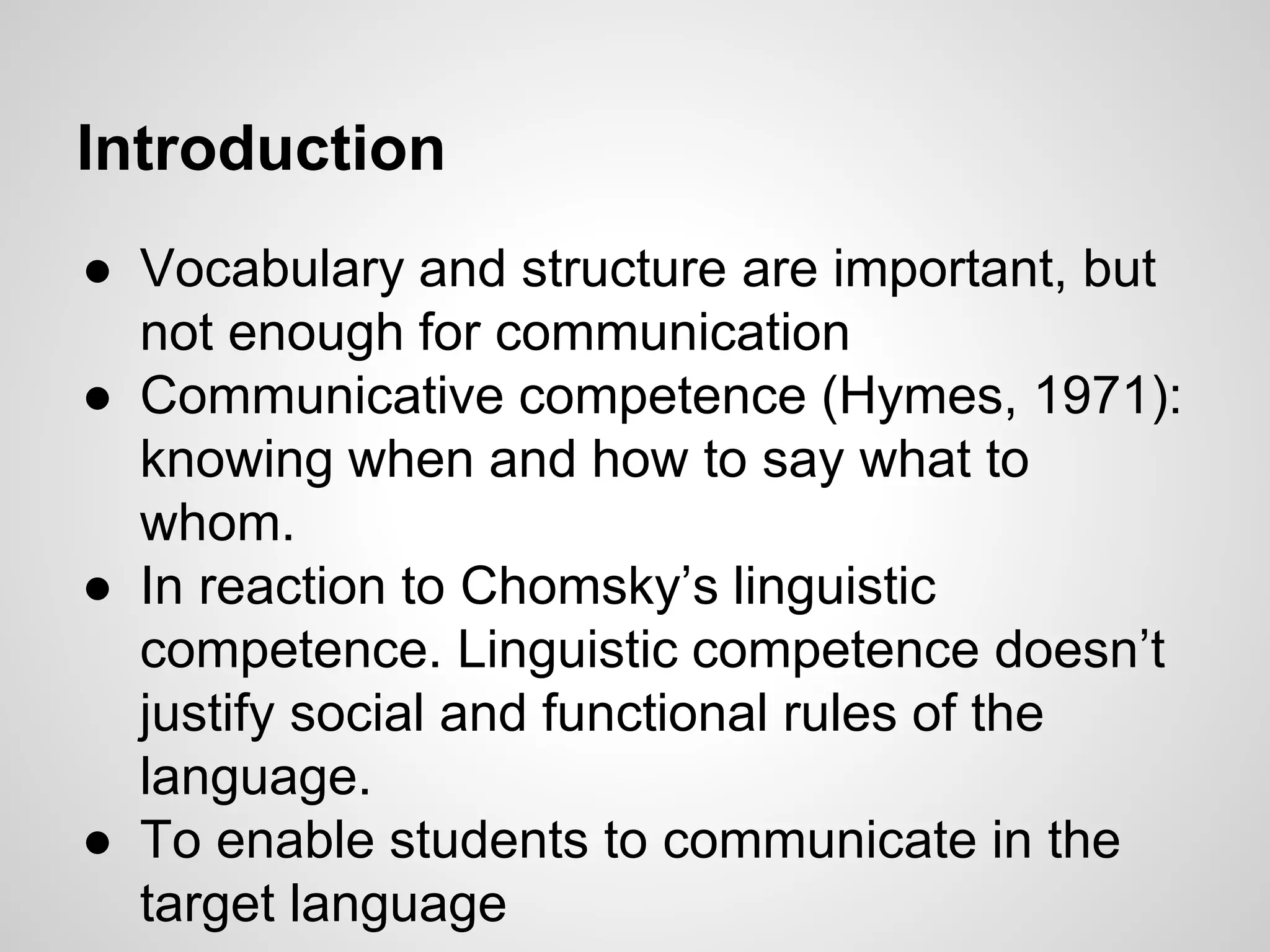 Ch 9 communicative language teaching | PPTX