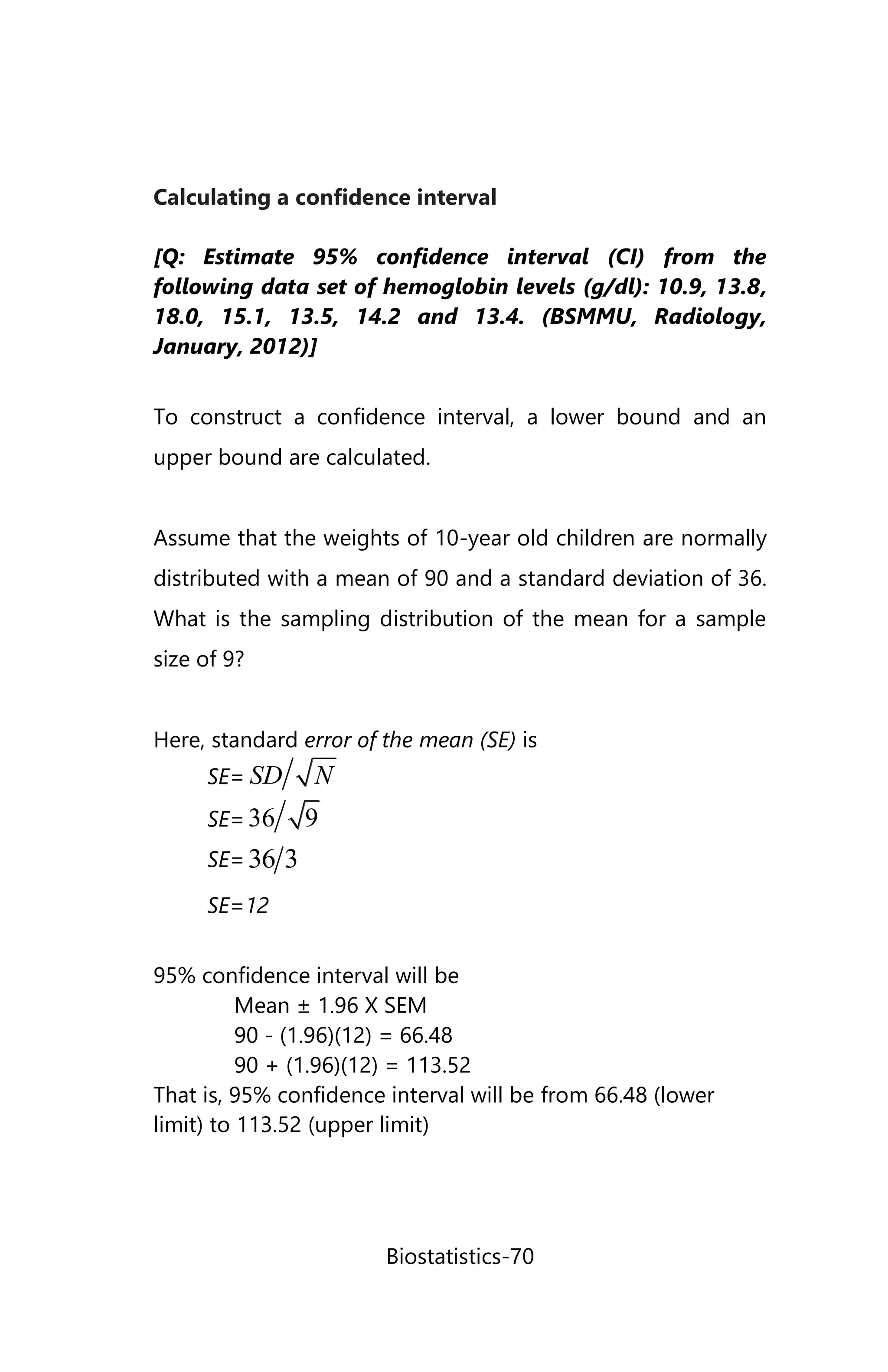 ch 9 Confidence interval.doc