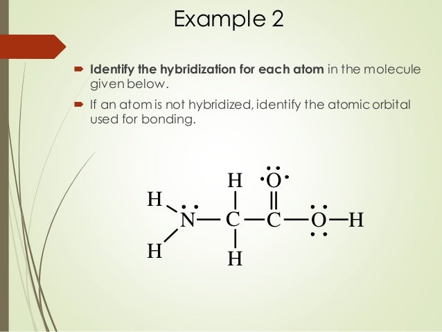 Identifying Hybridization of atoms using a Lewis structure