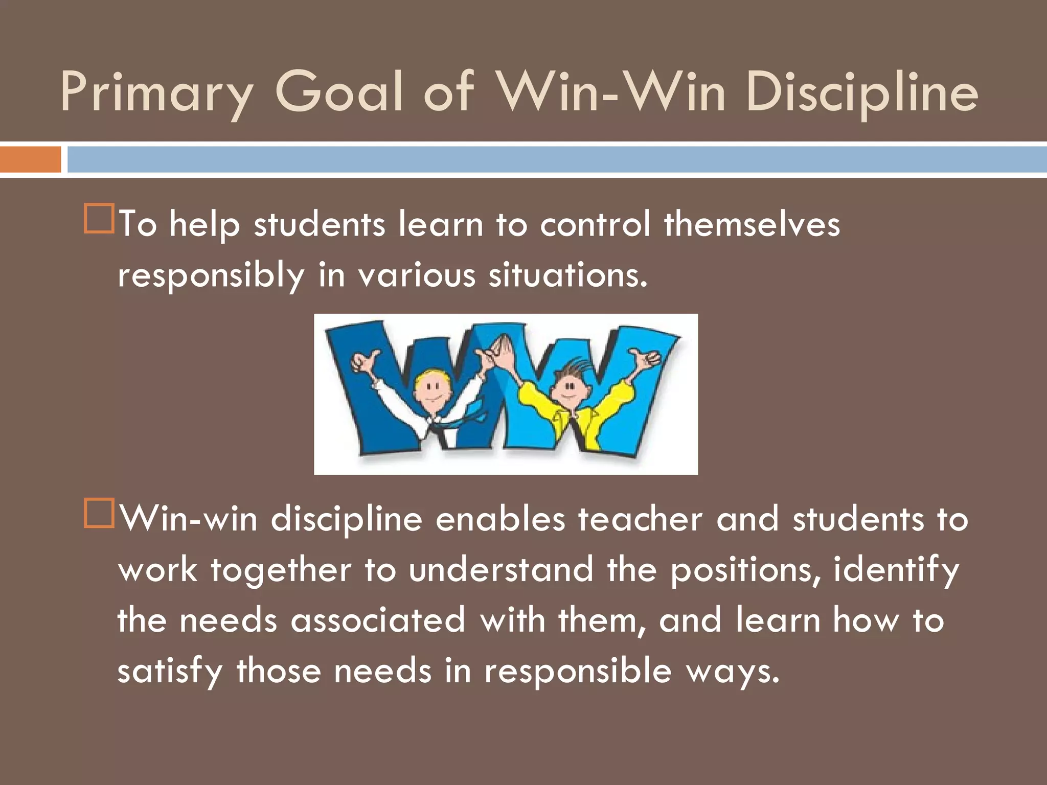 Spencer Kagan's Classroom Discipline | PPT