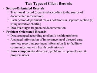 Recording & Reporting Student ppt present | PPT