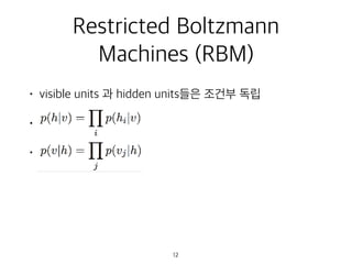 restricted boltzmann machines (RBM) | PPT