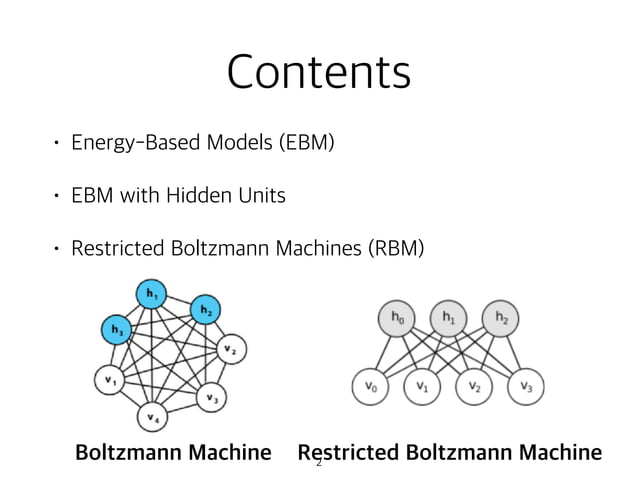 restricted boltzmann machines (RBM) | PDF