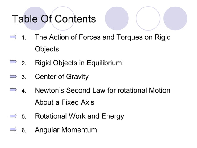 Ch 9 Rotational Dynamics | PPT | Physics | Science