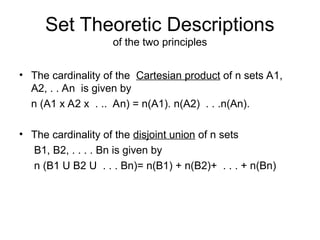 Fundamental Principles of Counting - Probability | PPT