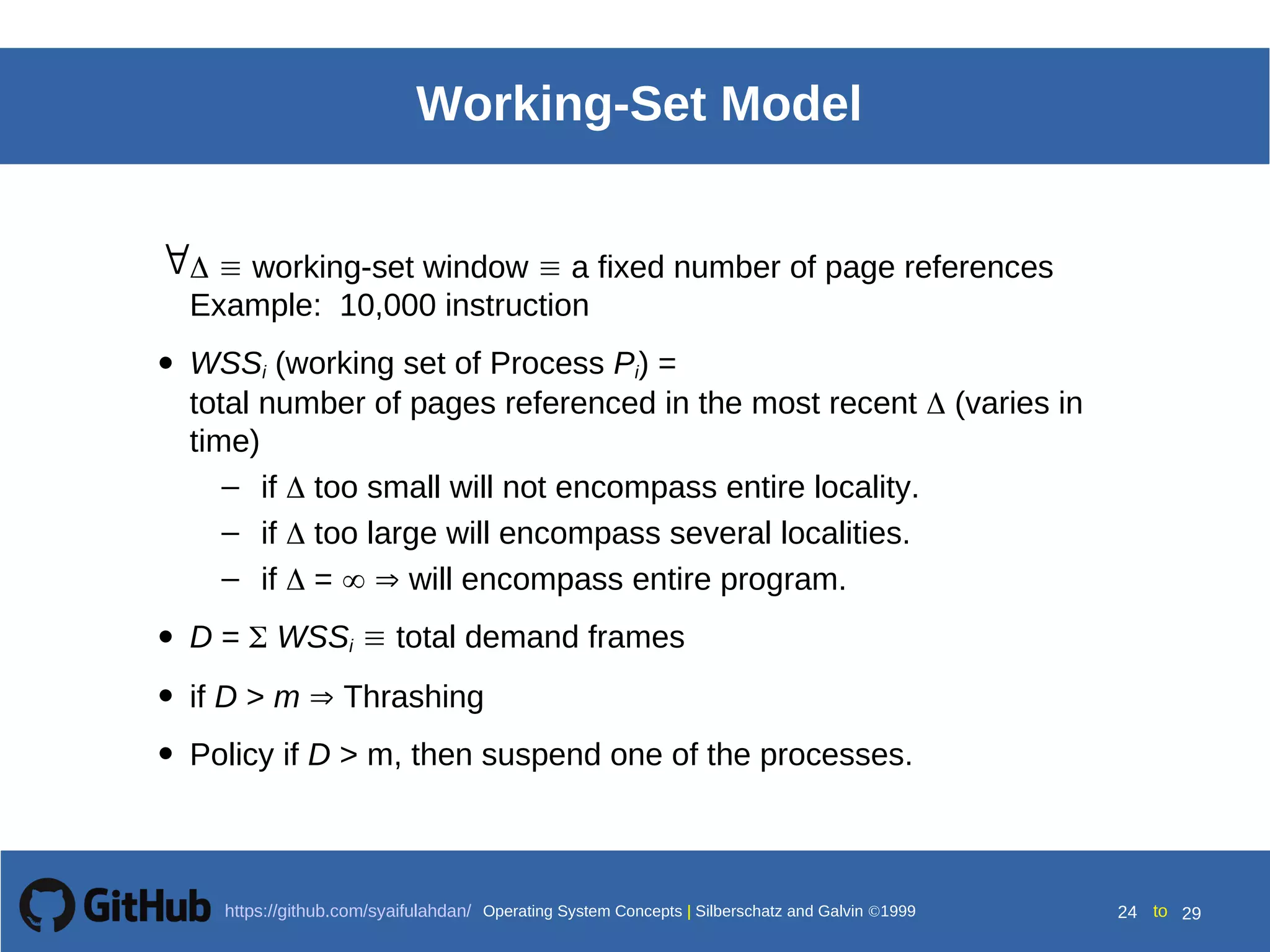 Operating System : Ch9 virtual memory | PDF
