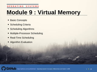 Operating System : Ch9 virtual memory | PPT
