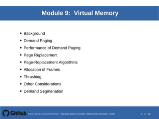 Operating System : Ch9 virtual memory | PPT