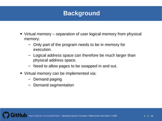 Operating System : Ch9 virtual memory | PPT