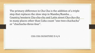 Cha cha | PPTX