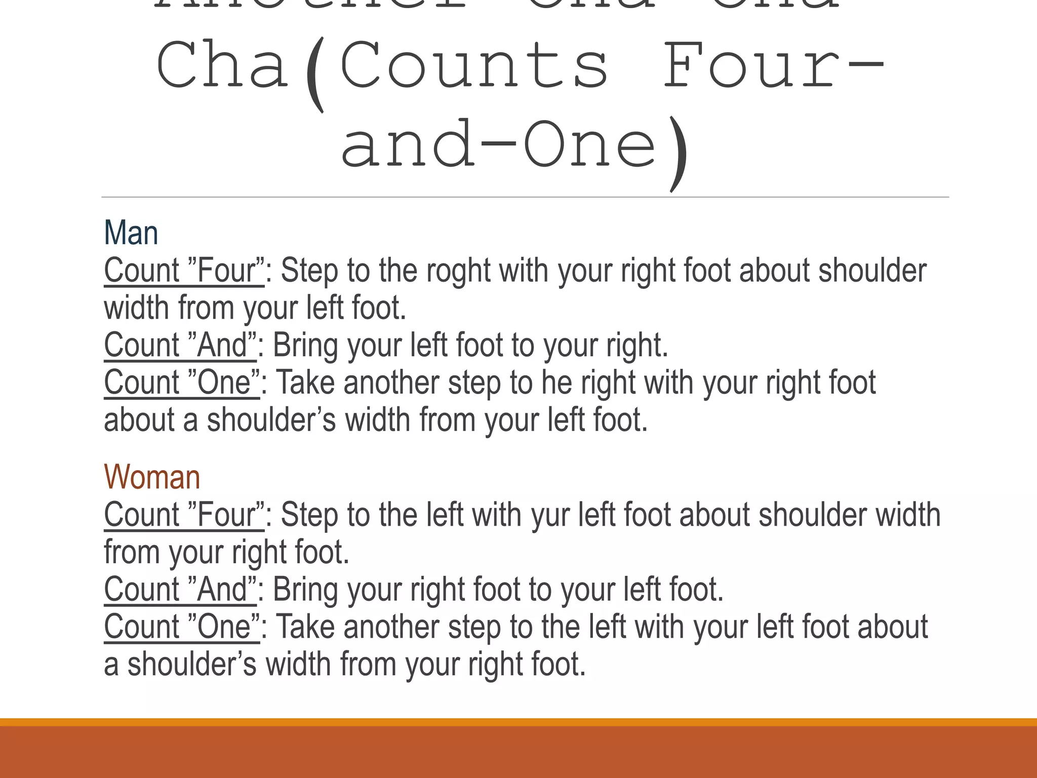 Cha Cha Powerpoint presentation | PPTX