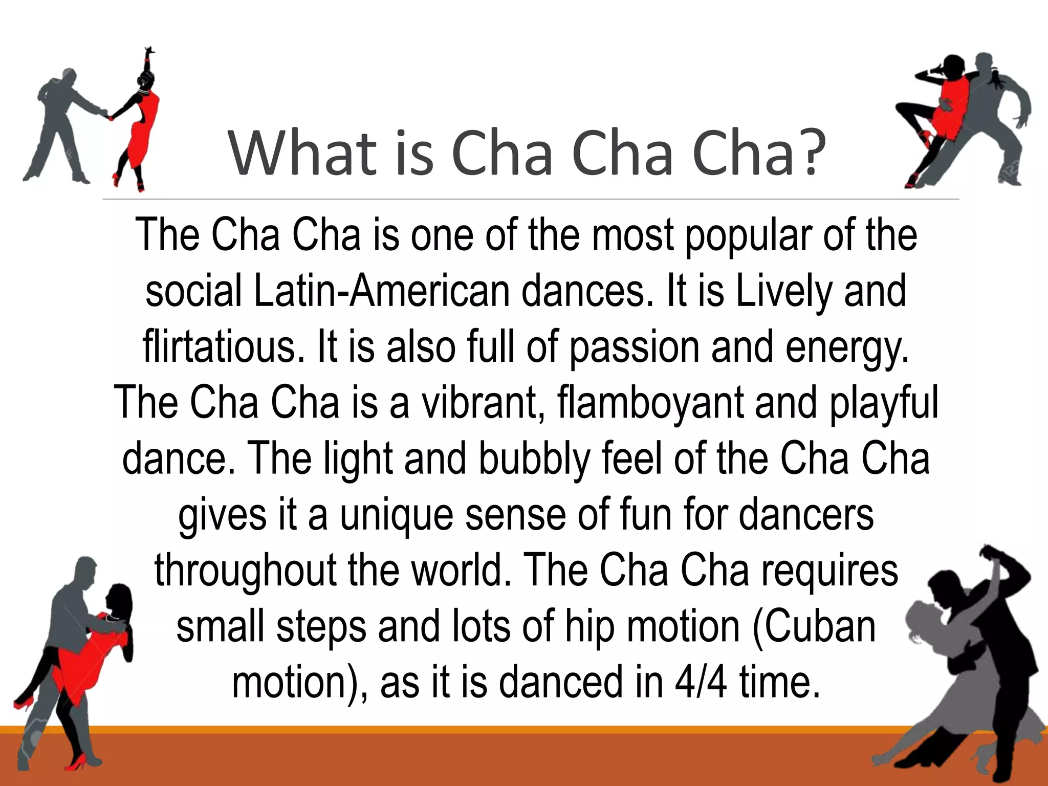 Cha Cha Powerpoint presentation | PPTX