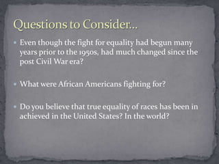 CHA3U-Civil Rights Part One | PPTX | Crime & Harmful Acts to ...