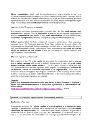 Consulta pública sobre as modalidades de protecção do investimento e ...