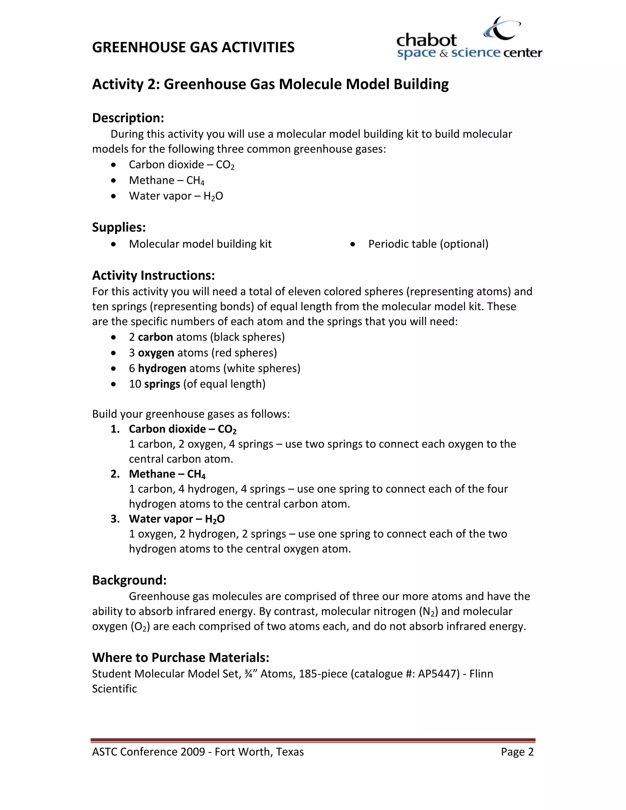 Chabot Activity Sheets | PDF
