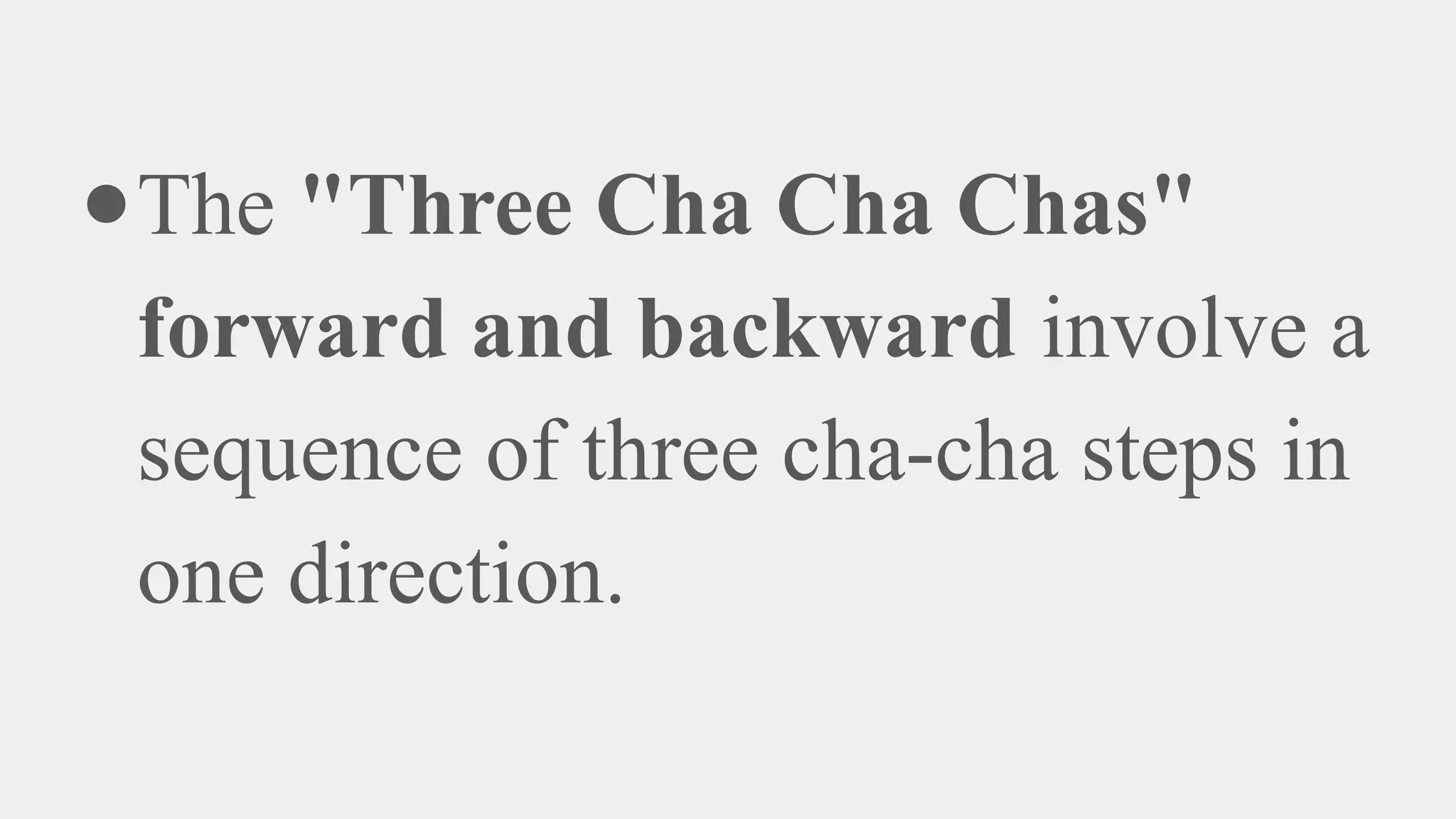 cha cha cha , History, Cha cha Action .pptx