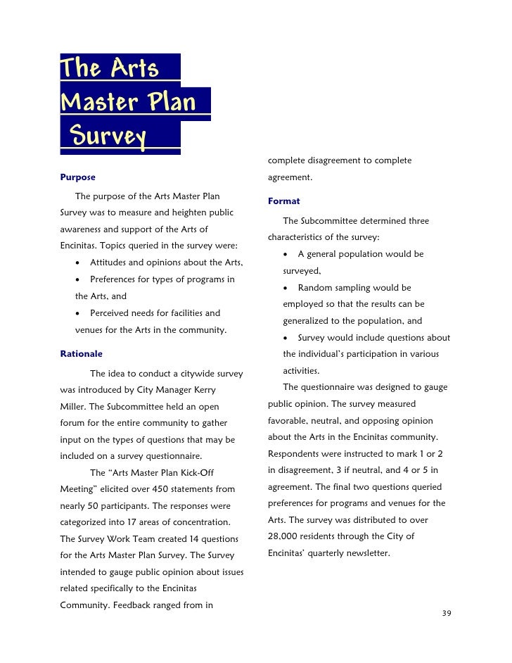 Encinitas Arts Master Plan