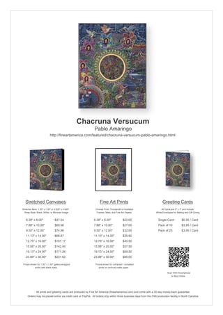 The Evolution of the painting 'Chacruna Versucum (Canción de la ...