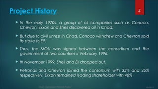 Chad cameroon pipeline project | PPT