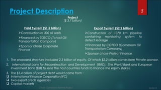 Chad cameroon pipeline project | PPT