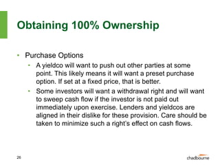 Dissecting the Yieldco Structure | PPT