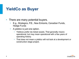 Dissecting the Yieldco Structure | PPT