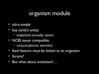 Chado for evolutionary biology | PPT