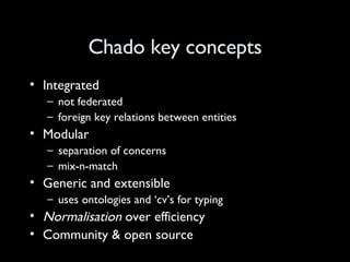 Chado for evolutionary biology | PPT