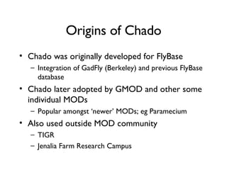 Chado introduction | PPT
